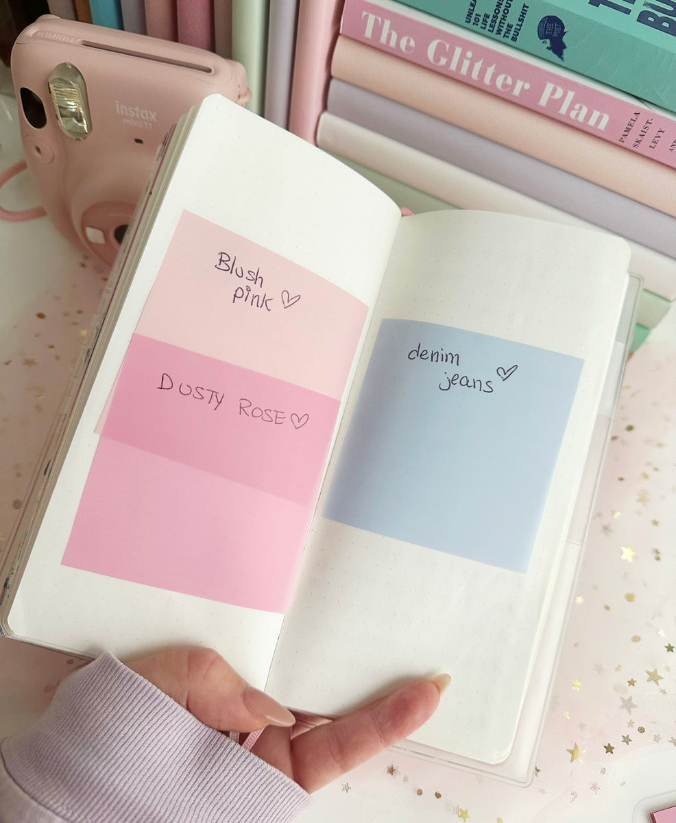 Dusty Rose Transparent Sticky Notes – The Angel Shoppe